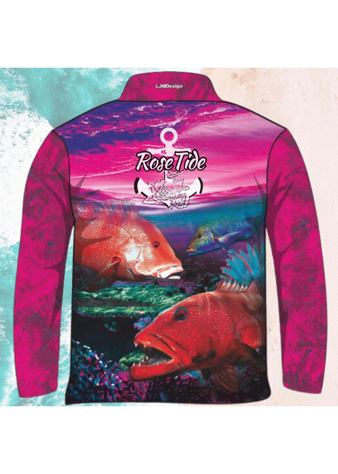 Women's and Kids Fishing Shirts - Australia - Rose Tide
