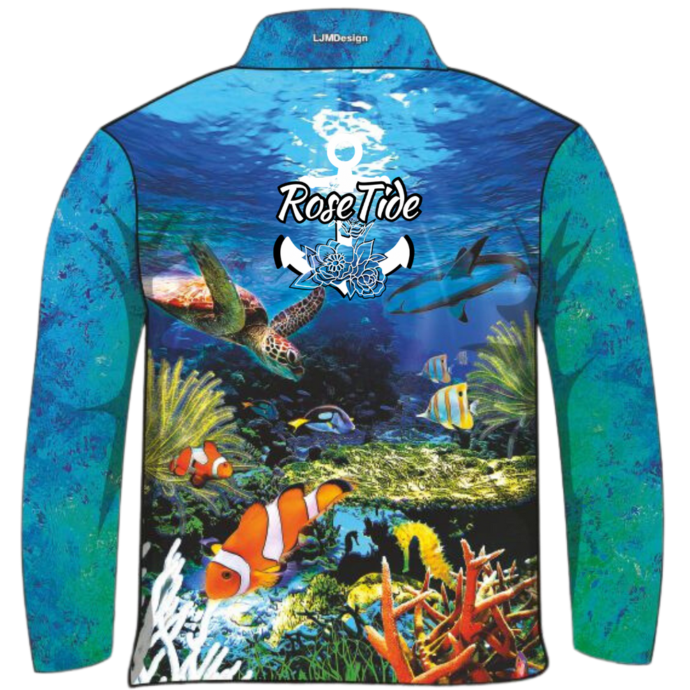 Women's and Kids Fishing Shirts - Australia - Rose Tide